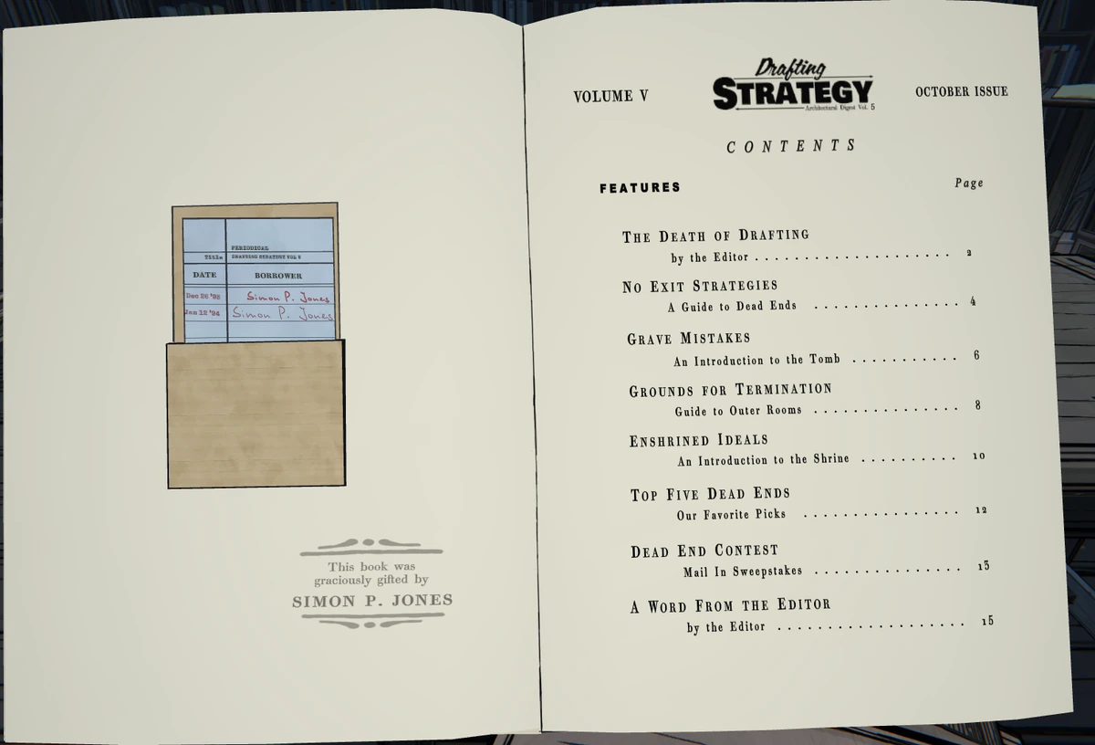 Drafting Strategy Vol. 5 | Blue Prince Wiki | Fandom