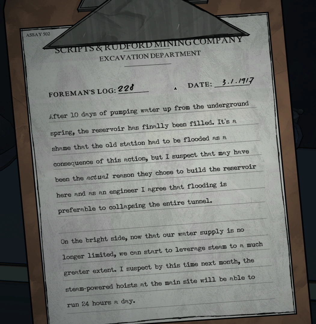 Rotating Gear Mining Logs | Blue Prince Wiki | Fandom