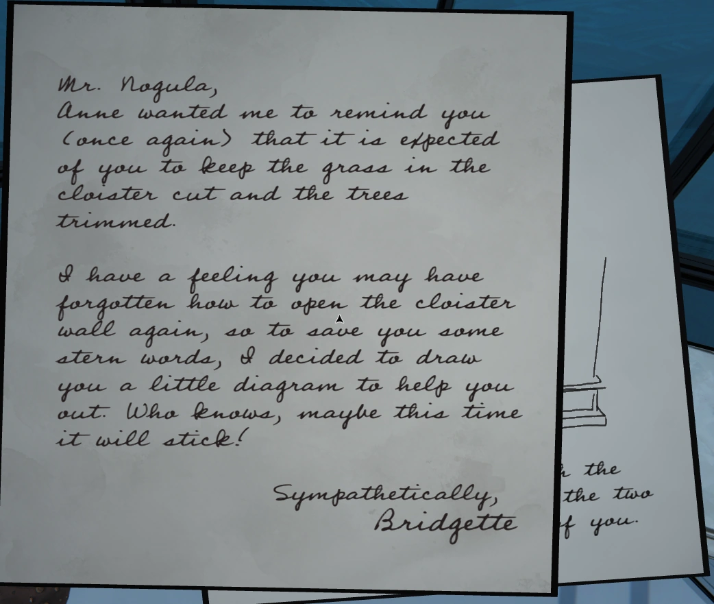 Solarium Note | Blue Prince Wiki | Fandom