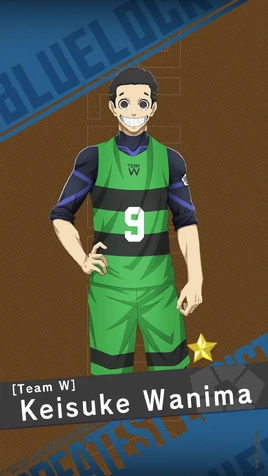 Keisuke Wanima: Team W | Blue Lock Project World Champion Wiki | Fandom