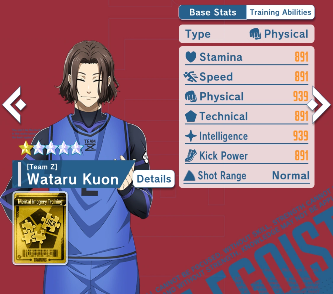 Wataru Kuon: Team Z | Blue Lock Project World Champion Wiki | Fandom