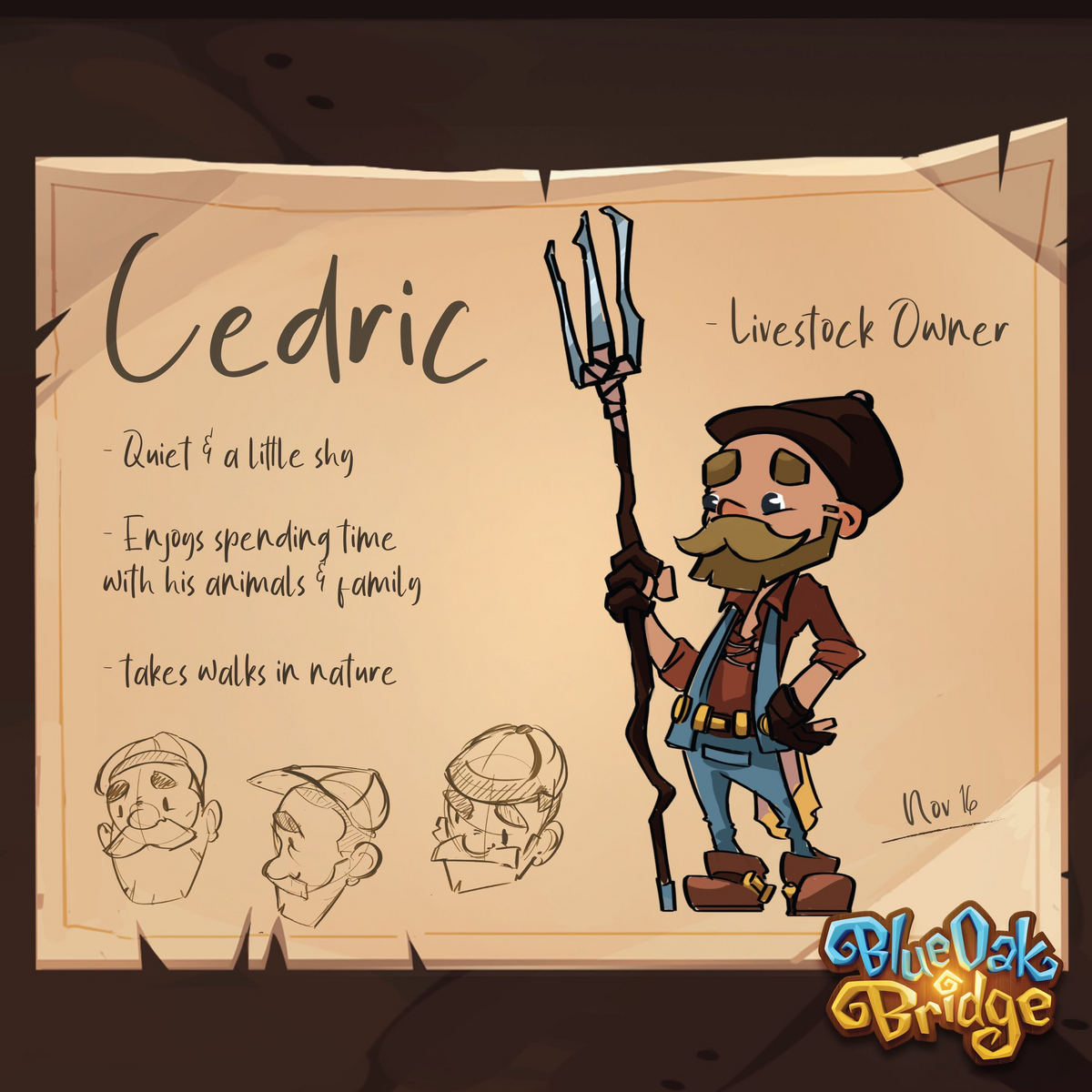 Cedric | Blue Oak Bridge Wiki | Fandom