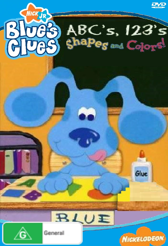 ABC's, 123's, Shapes and Colors (2005 AUS DVD) | Blue's Clues Fanon ...