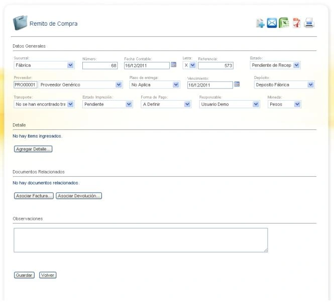 Remito | Wiki BlueSoft | Fandom
