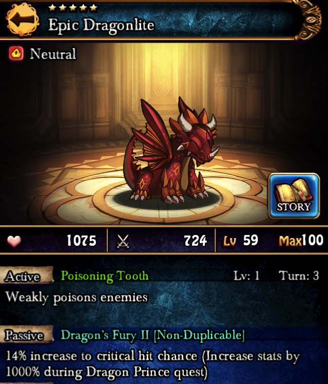 Epic Dragonlite | Fable Age Wiki | Fandom