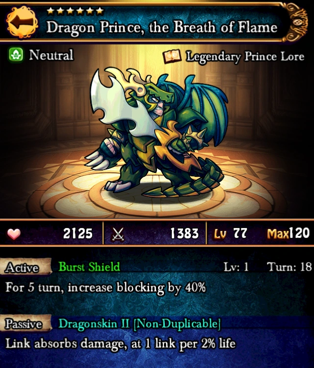 Dragon Prince, the Breath of Flame | Fable Age Wiki | Fandom