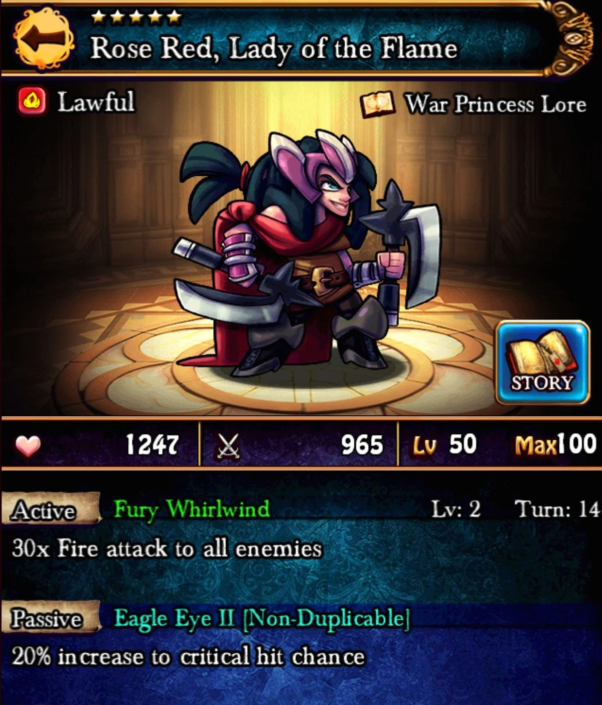 Rose Red, Lady of the Flame | Fable Age Wiki | Fandom