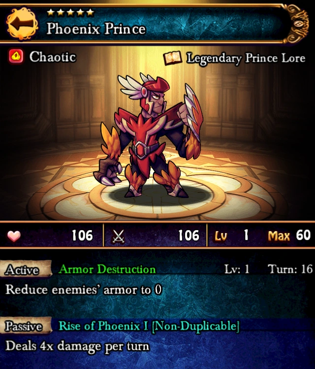 Phoenix Prince | Fable Age Wiki | Fandom