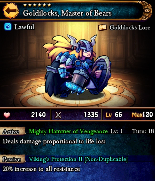 Goldilocks, Master of Bears | Fable Age Wiki | Fandom