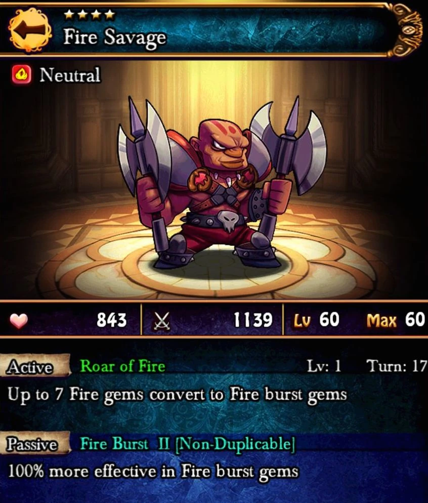 Fire Savage | Fable Age Wiki | Fandom