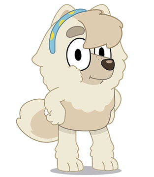 judo coloring page bluey