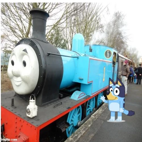 Bluey Meets Thomas | Bluey Fanon Wiki | Fandom