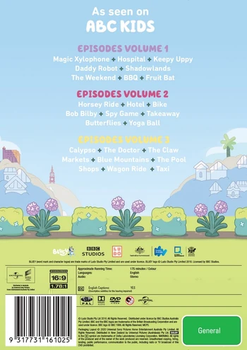 Bluey: Season 1 - Volume 1-3 (DVD) | Bluey Wiki | Fandom