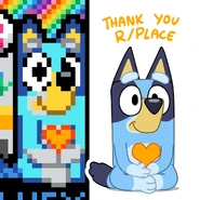 Bluey on r/place | Bluey Wiki | Fandom