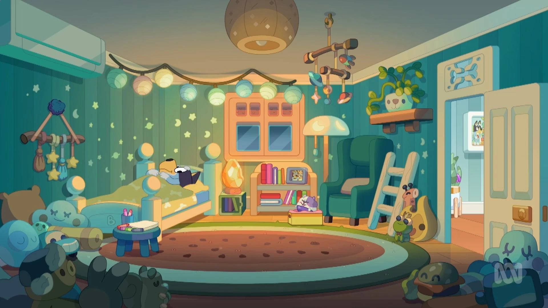 Transform Your Child's Room with a Bluey Bedroom Background