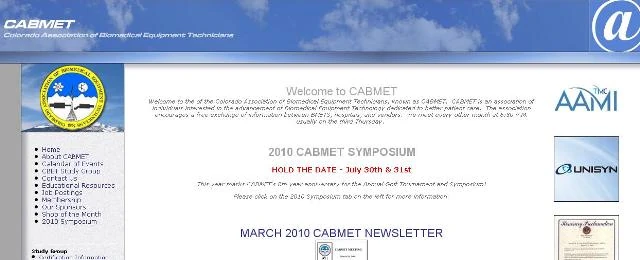 Colorado Association of Biomedical Equipment Technicians | BMET Wiki ...