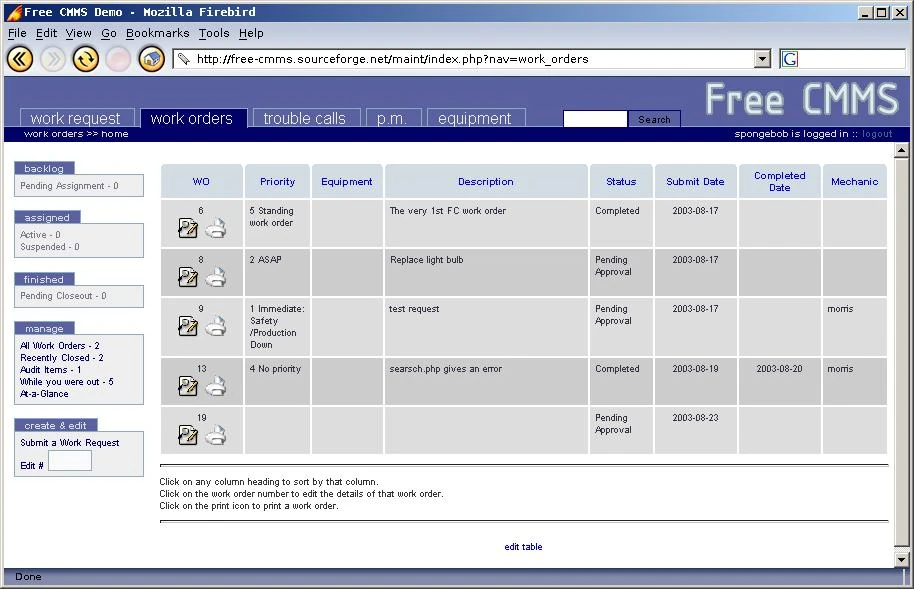 Free CMMS | BMET Wiki | Fandom