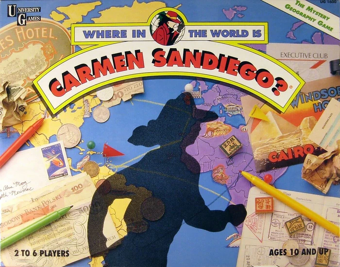 Where in the World is Carmen Sandiego? | Board Game Art Wiki | Fandom