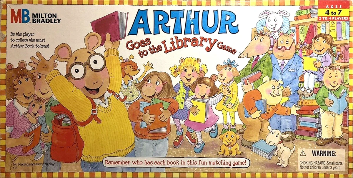 Arthur Goes to the Library Game | Board Game Art Wiki | Fandom