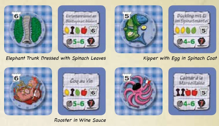 A la Carte/Dishes | Board Games Wiki | Fandom