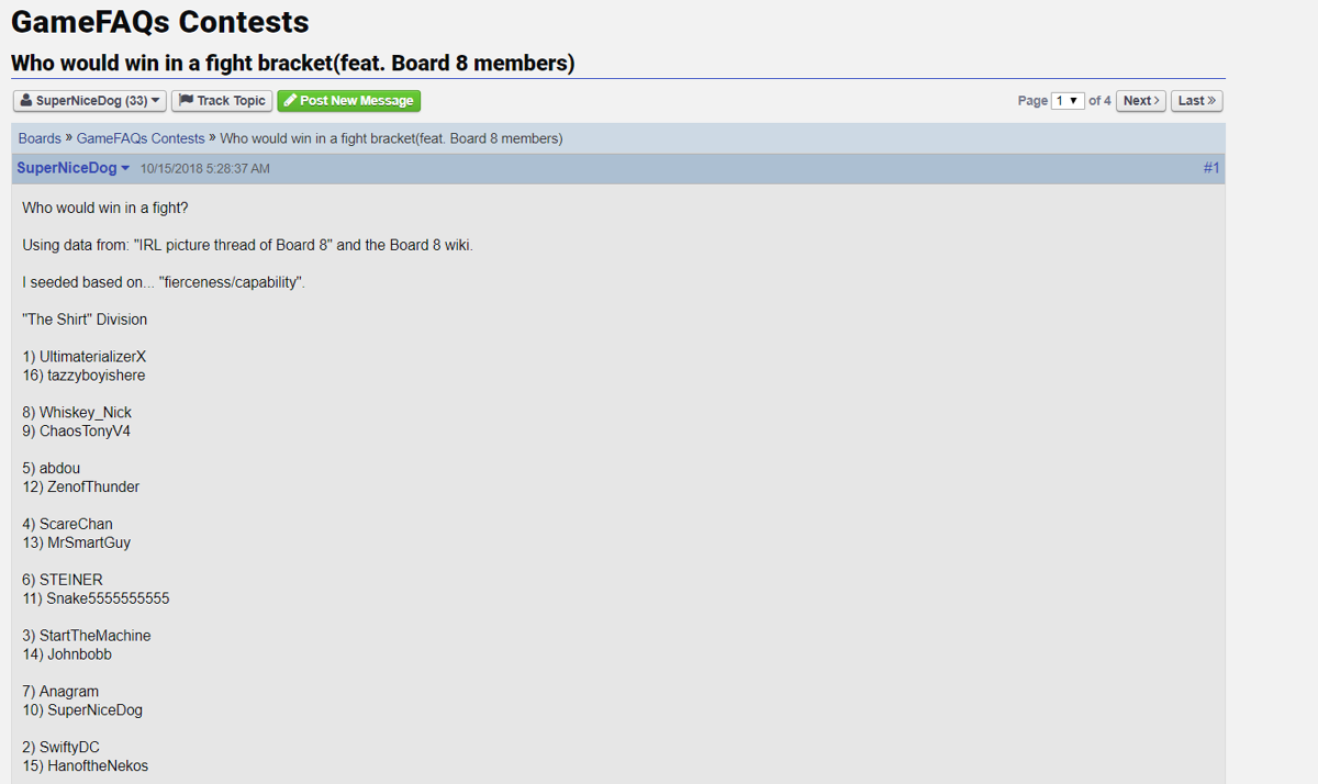 Who would win in a fight bracket | Board 8 Wiki | Fandom