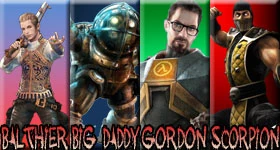 Balthier Bunansa vs Big Daddy vs Gordon Freeman vs Scorpion 2008 ...