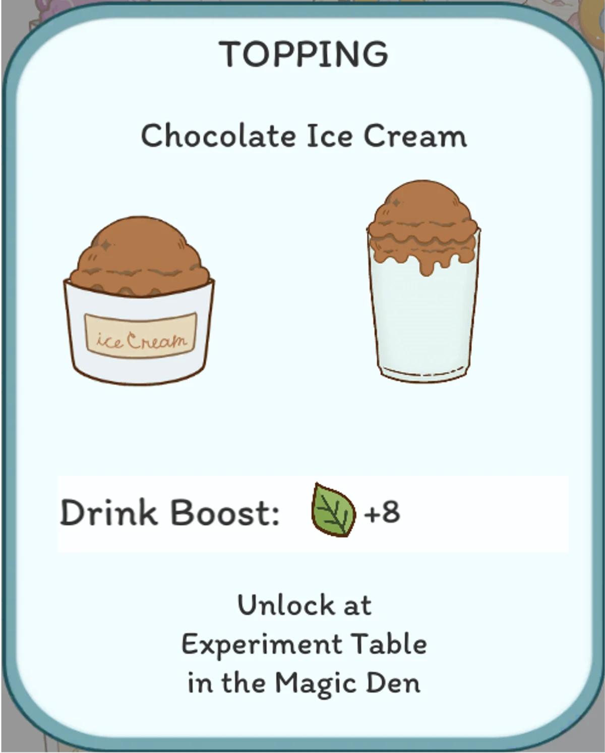 Chocolate Ice Cream | Boba Story Wiki | Fandom