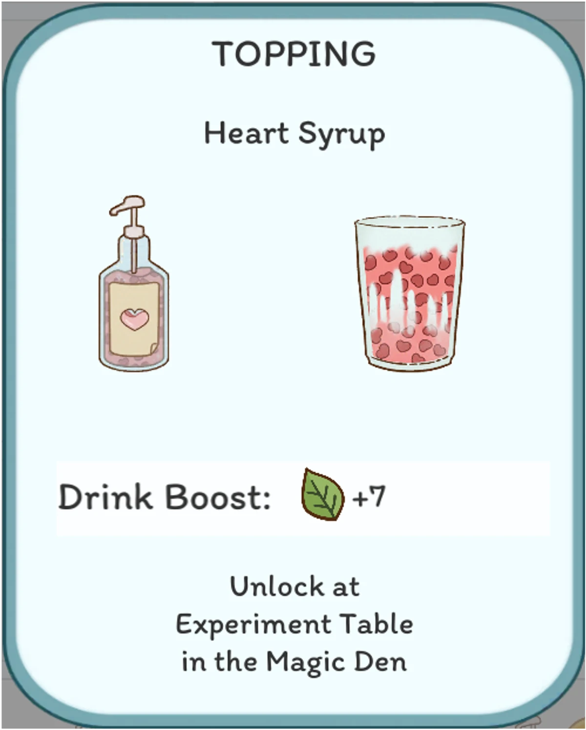 Heart Syrup | Boba Story Wiki | Fandom
