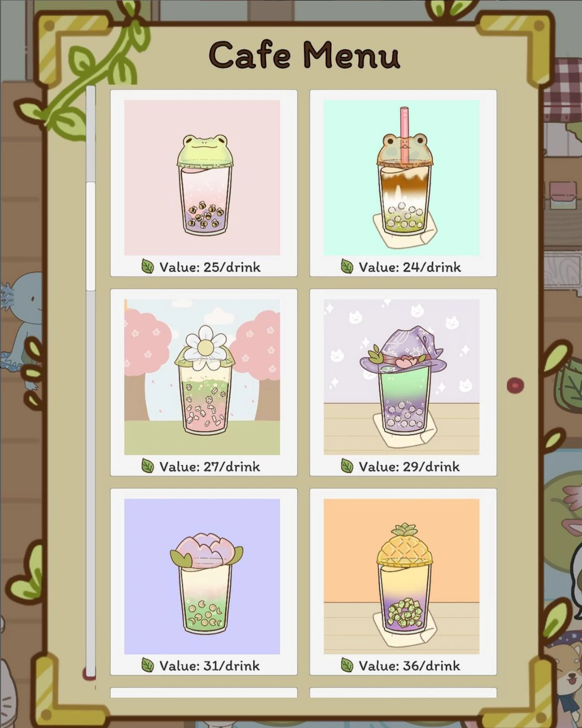 Drinks Menu | Boba Story Wiki | Fandom
