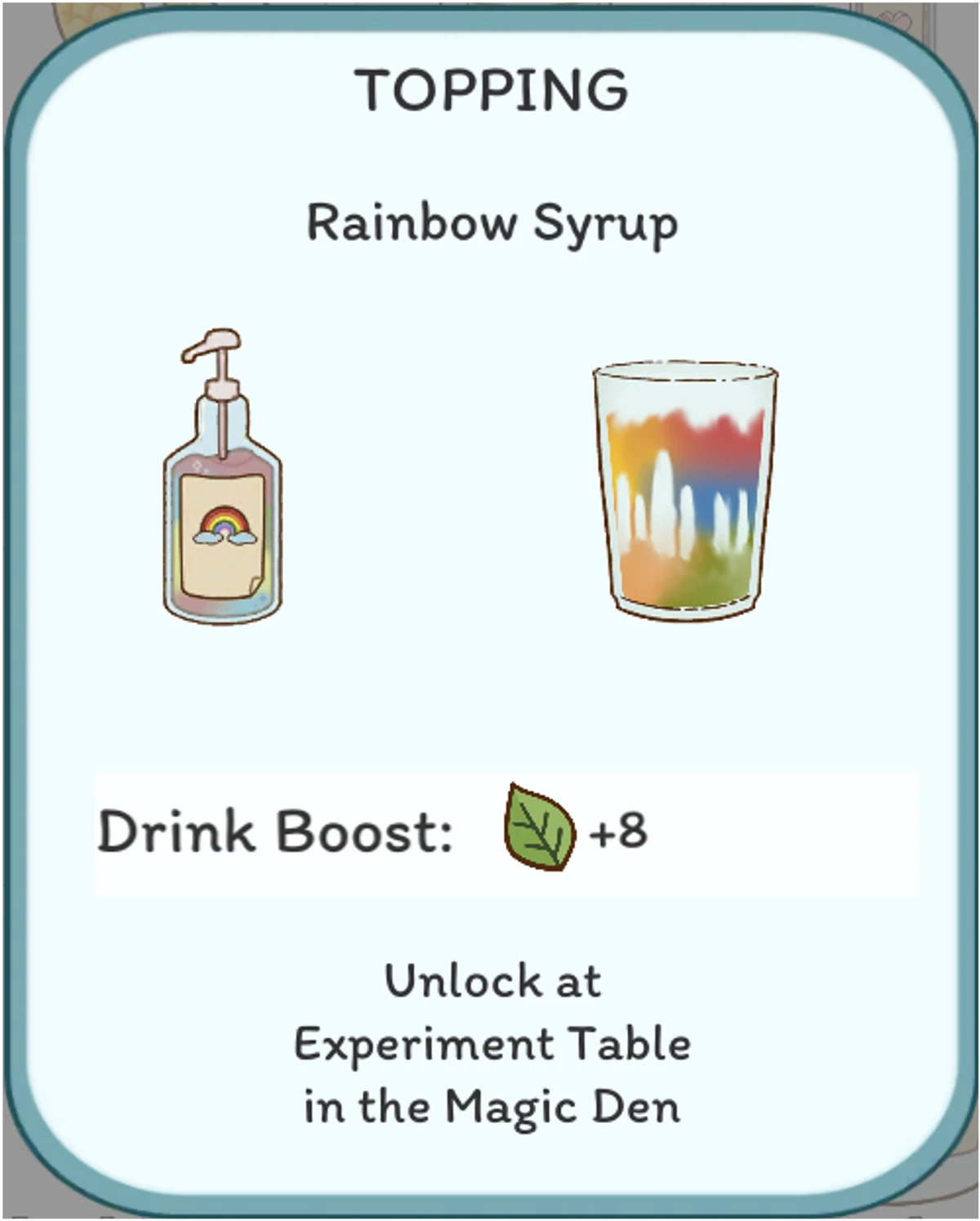 Rainbow Syrup | Boba Story Wiki | Fandom