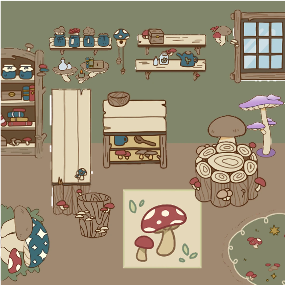 Mushroom Furniture | Boba Story Wiki | Fandom