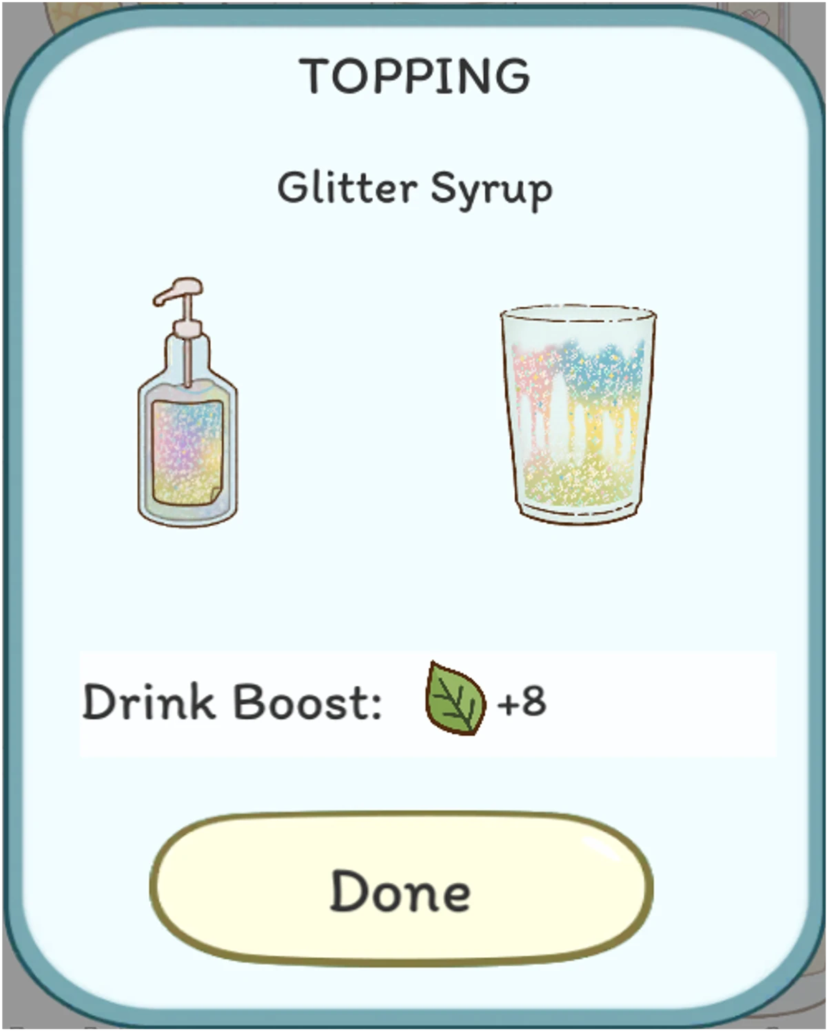 Glitter Syrup | Boba Story Wiki | Fandom