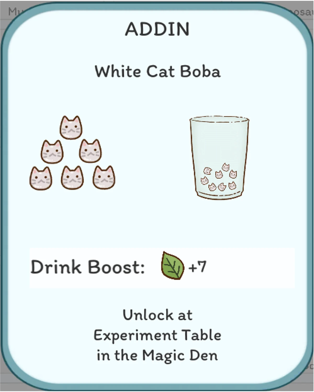 White Cat Boba | Boba Story Wiki | Fandom