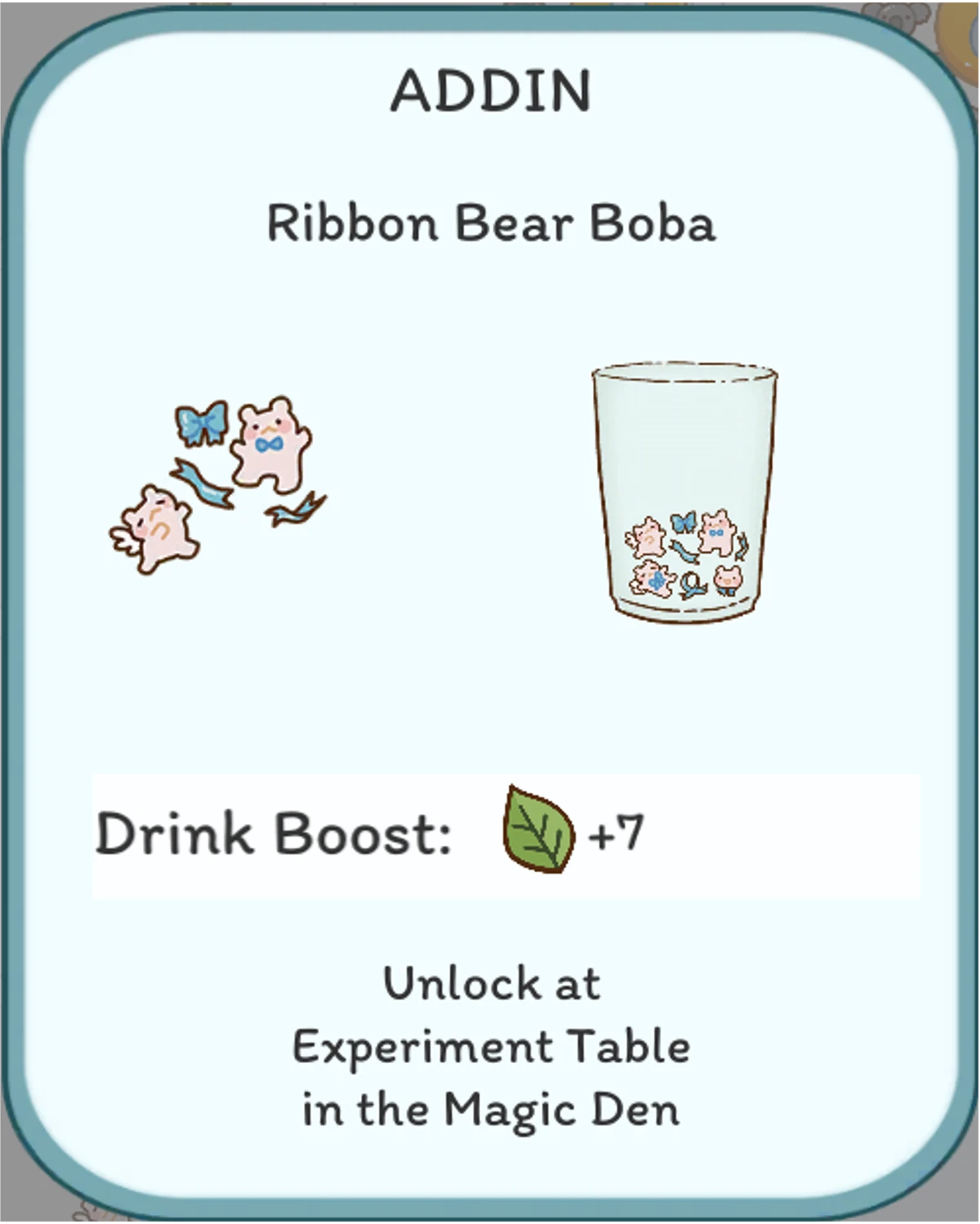Ribbon Bear Boba | Boba Story Wiki | Fandom