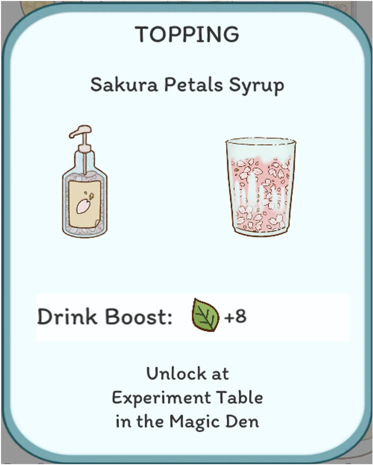Sakura Petals Syrup | Boba Story Wiki | Fandom