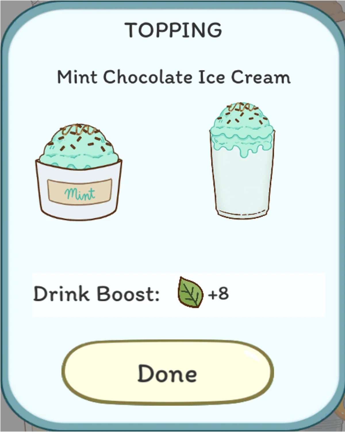 Mint Chocolate Ice Cream | Boba Story Wiki | Fandom