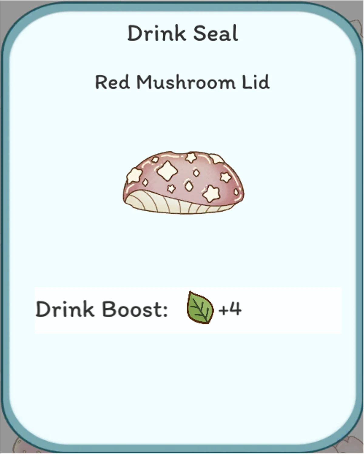 Red Mushroom Lid | Boba Story Wiki | Fandom