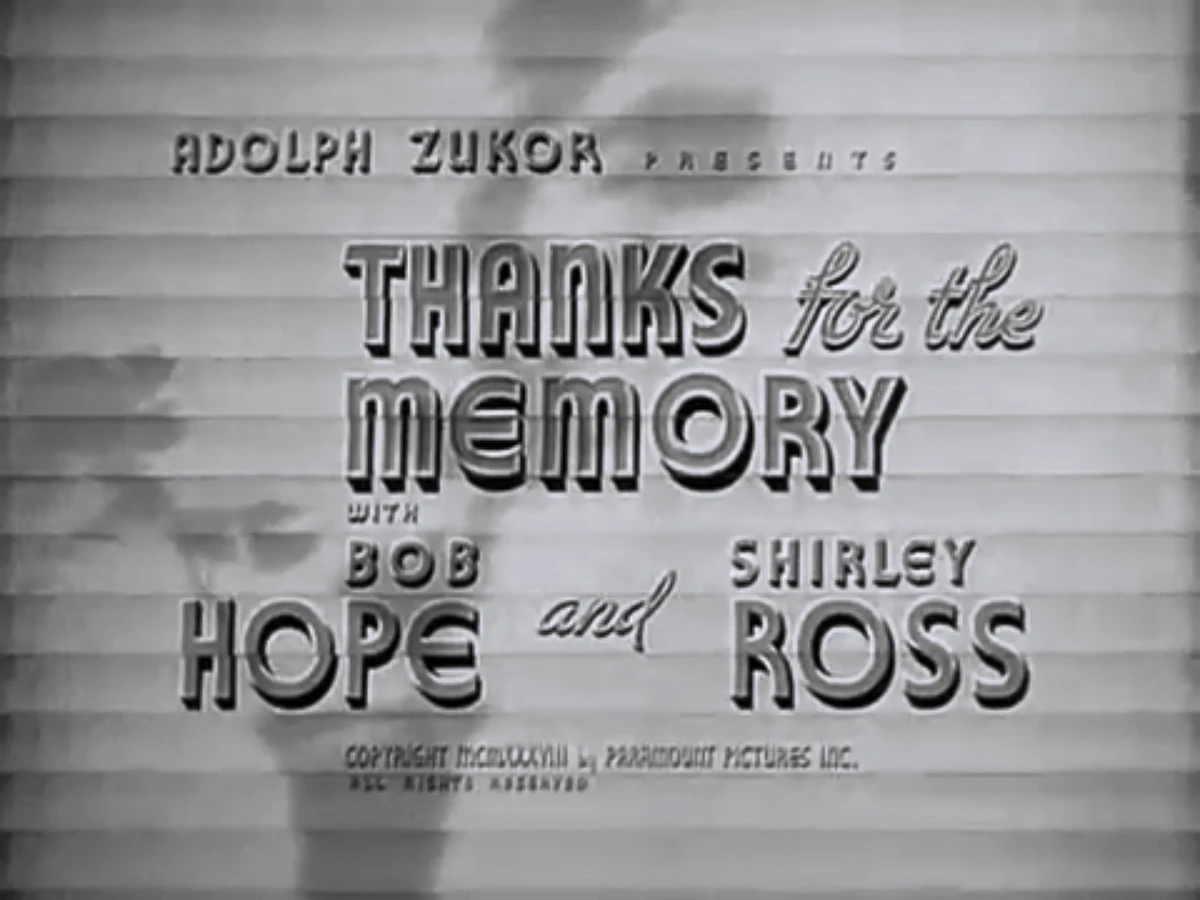 Thanks for the Memory (film) | Bob Hope Wiki | Fandom