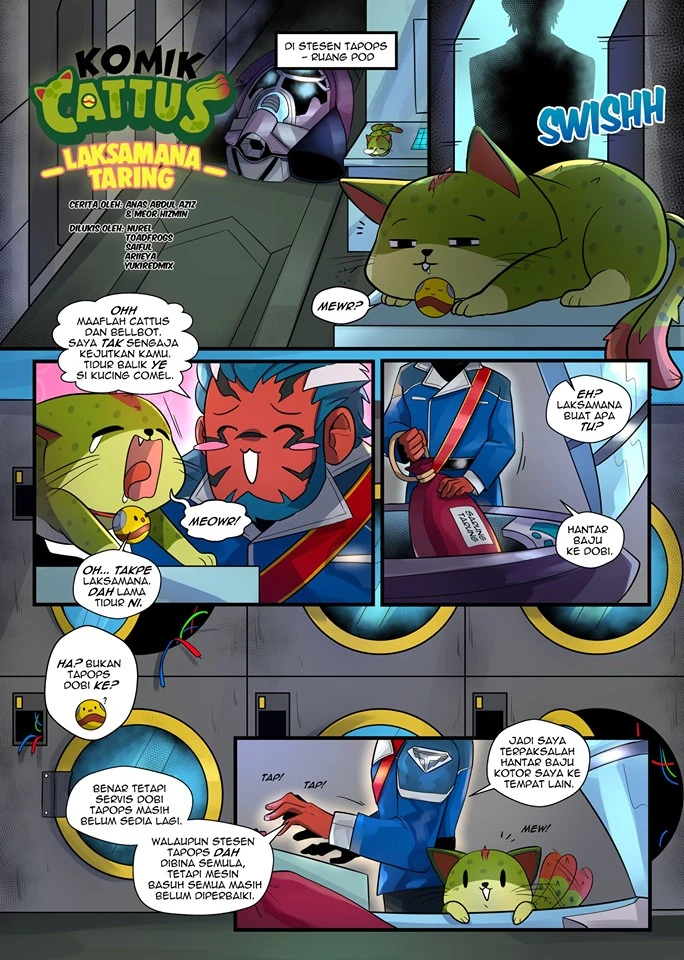 Cattus Comic: Admiral Taring | Boboiboy Wiki | Fandom