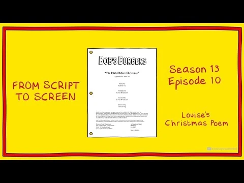 From Script to Screen | Bob's Burgers Wiki | Fandom
