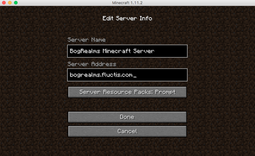 Joining BogRealms Minecraft Server | BogNations Wiki | Fandom