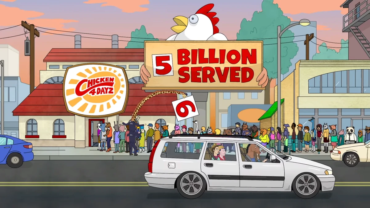 Chicken-4-Dayz | BoJack Horseman Wiki | Fandom