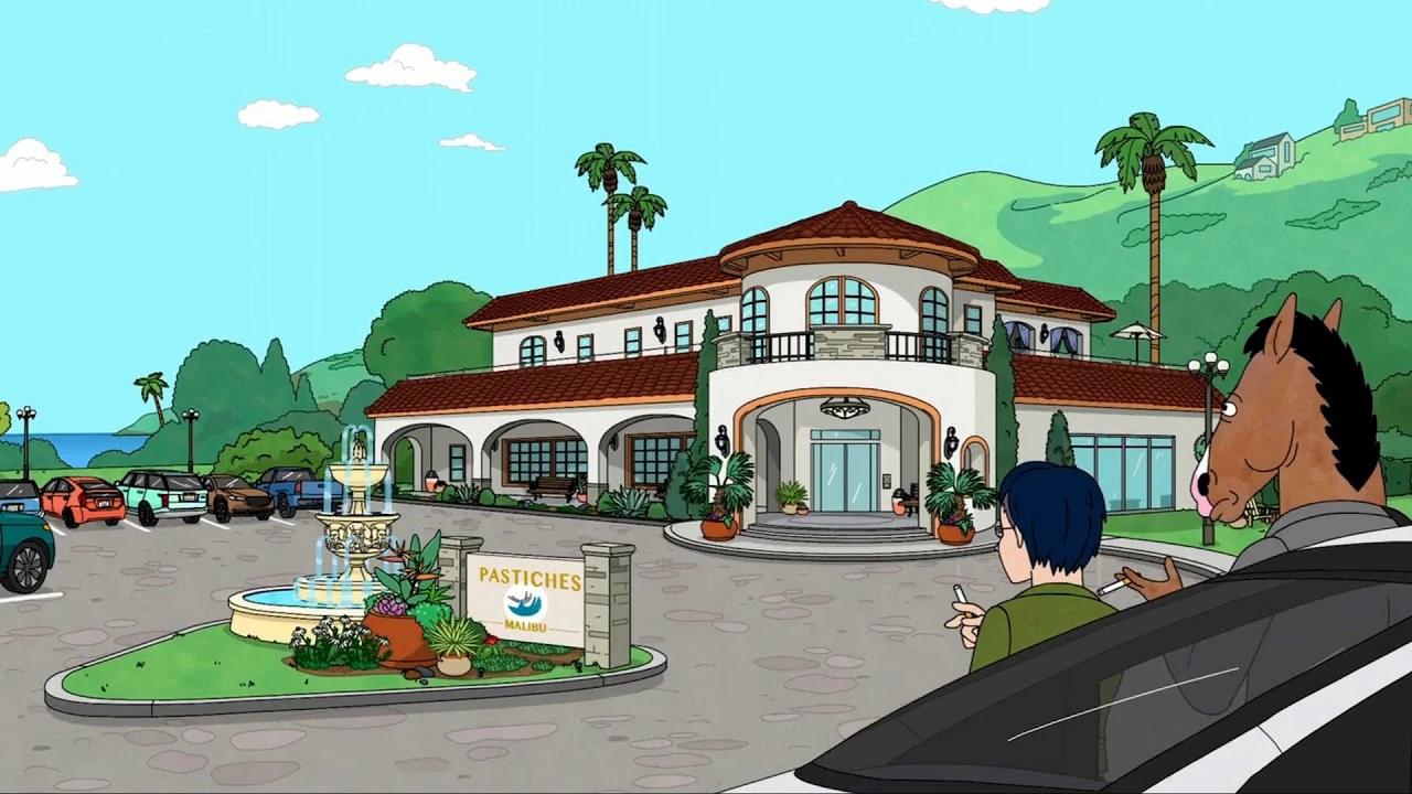 Pastiches Malibu Rehabilitation Center | BoJack Horseman Wiki | Fandom