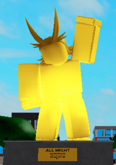 All Might Statue | Boku No Roblox:Remastered Wiki | Fandom