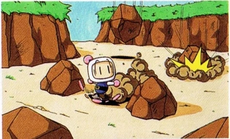 Falling Rocks | Bomberman Wiki | Fandom
