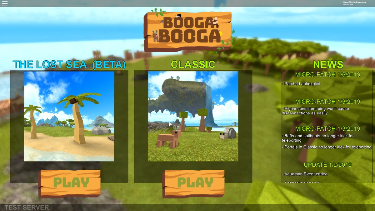Hub | Booga Booga : Roblox Wiki | Fandom