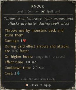 Knock | Book of Demons Wiki | Fandom