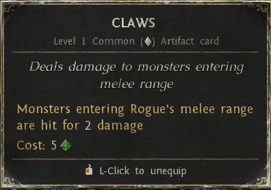 Claws | Book of Demons Wiki | Fandom
