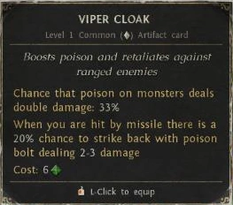 Viper Cloak | Book of Demons Wiki | Fandom