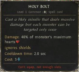 Holy Bolt | Book of Demons Wiki | Fandom
